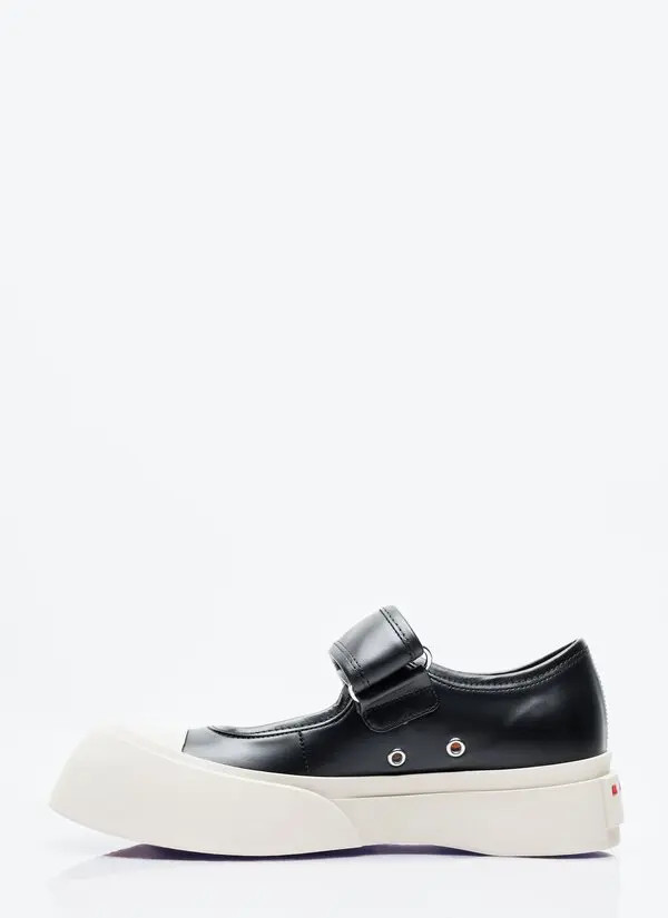 Marni Mary Jane Pablo Flats - Black