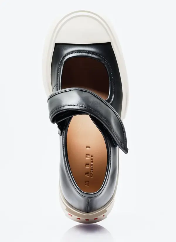 Marni Mary Jane Pablo Flats - Black