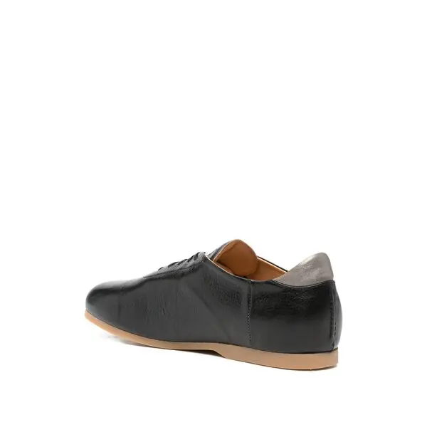 Our Legacy Leather Grained Texture Lace-up Low-top Sneakers