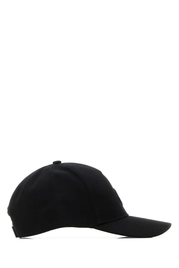 Moncler Cotton Baseball Cap - Black
