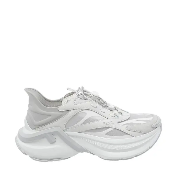 Fendi F-light Low-top Sneakers - White