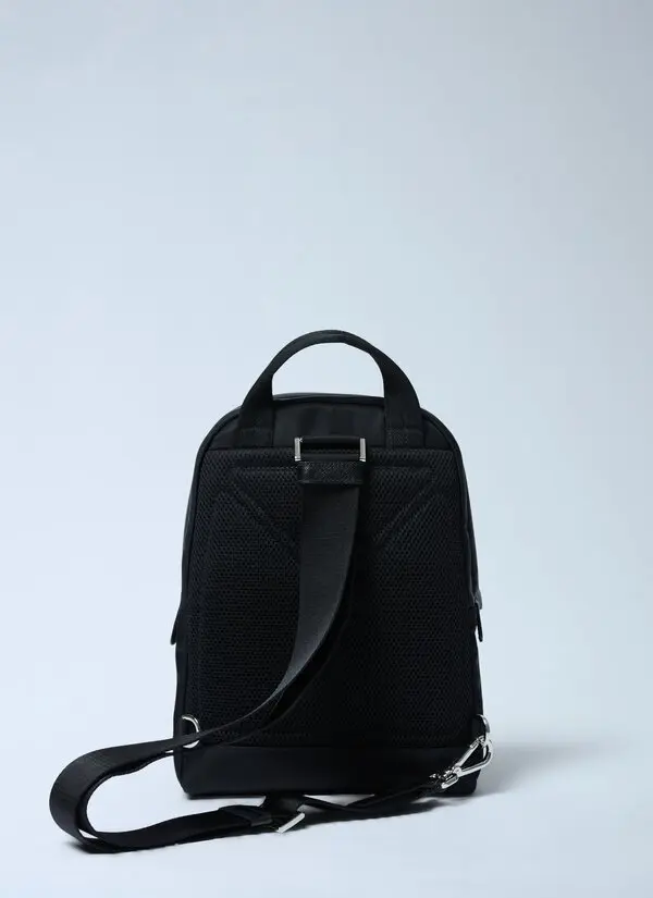 Prada Re-nylon Backpack With Leather Trims