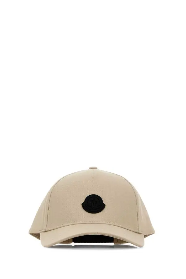 Moncler Baseball Cap In Cotton - Brown