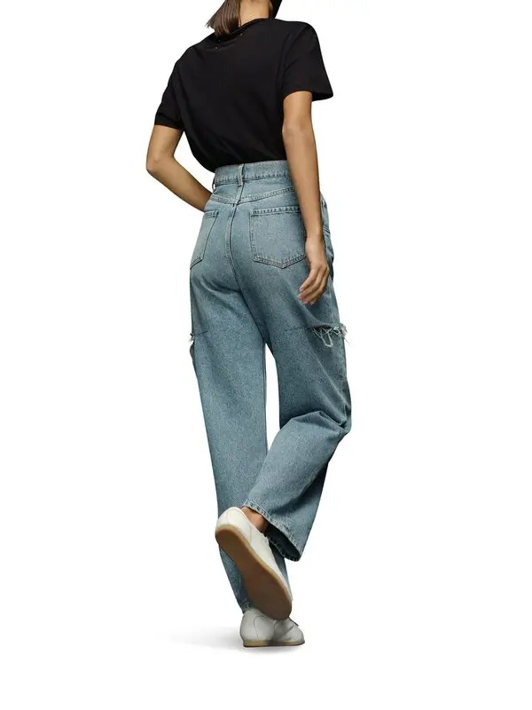 MAISON MARGIELA Denim Jeans With Cutout Detail
