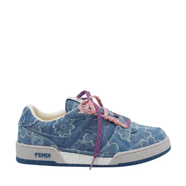 Fendi Match" Low-top Sneakers - Blue