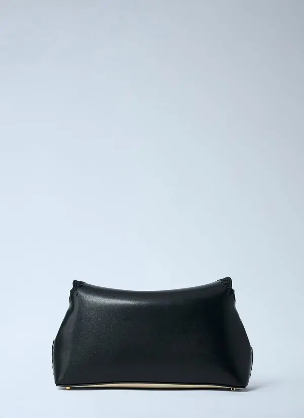 TOTEME T-lock Embroidered Leather Clutch Bag - Multicolor