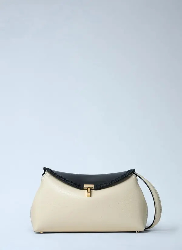 TOTEME T-lock Embroidered Leather Clutch Bag - Multicolor