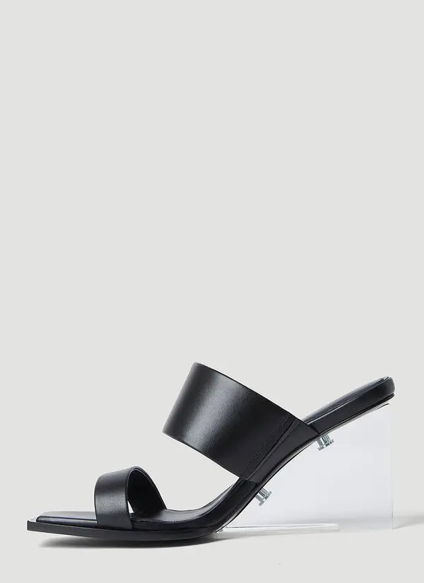 Alexander McQueen Shard High Heel Sandals - Black