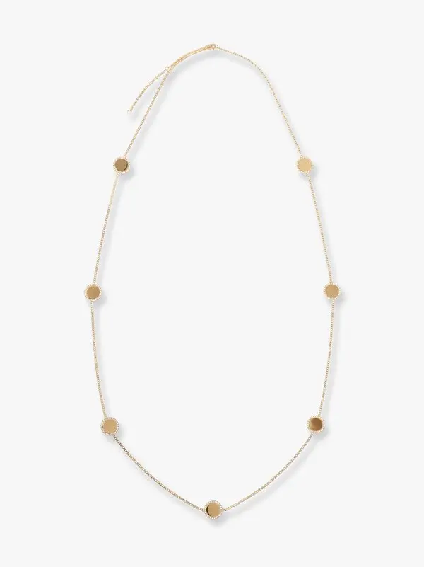 Celine Medallion Sautoir Necklace - Multicolor