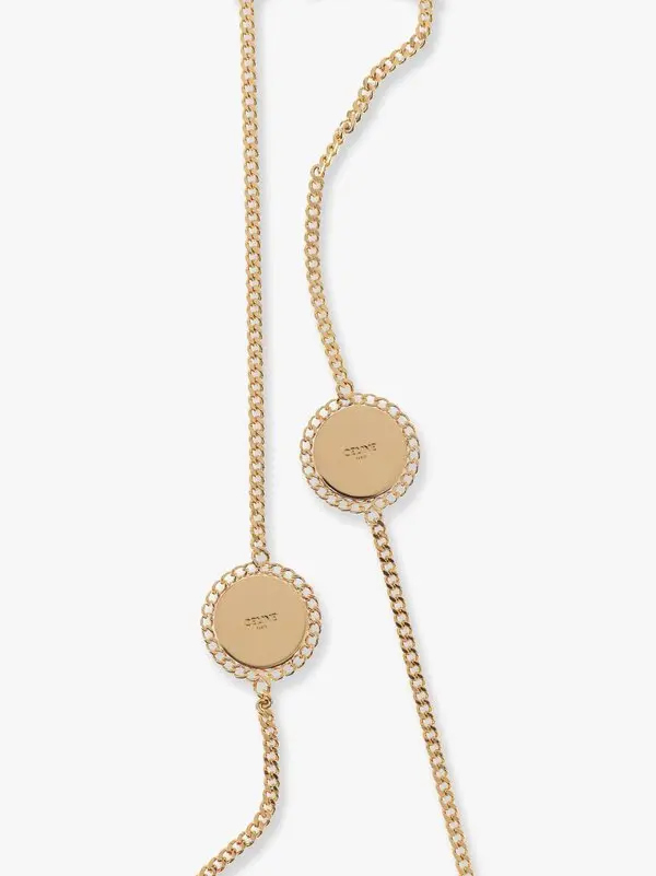Celine Medallion Sautoir Necklace