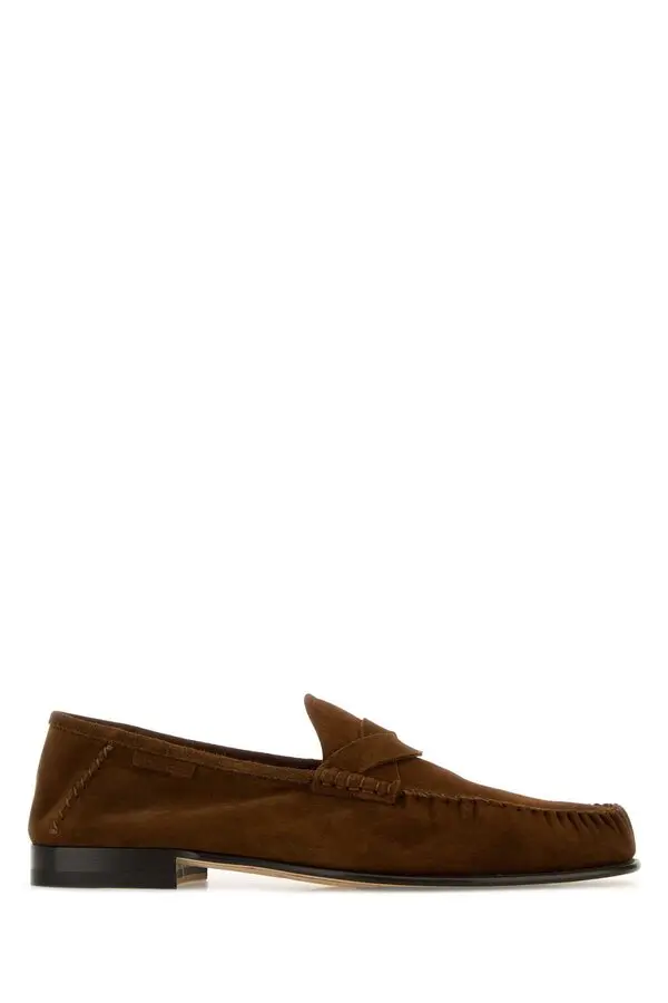 TOM FORD Suede Loafers - Brown