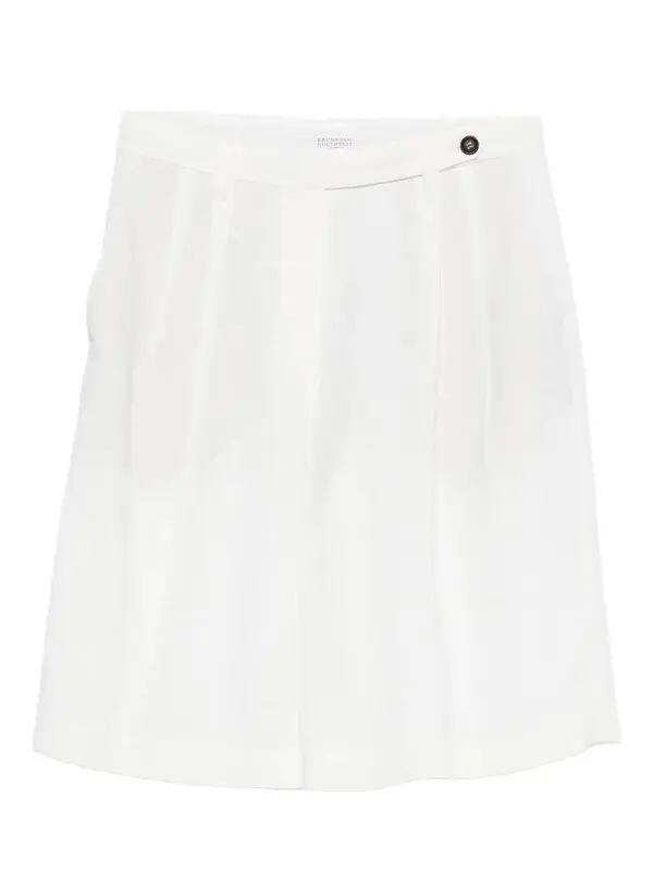 Brunello Cucinelli Viscose Bermuda - Multicolor
