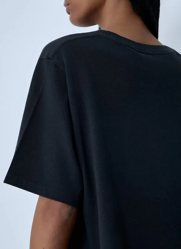 Chloé Logo Motif T-shirt - Gray