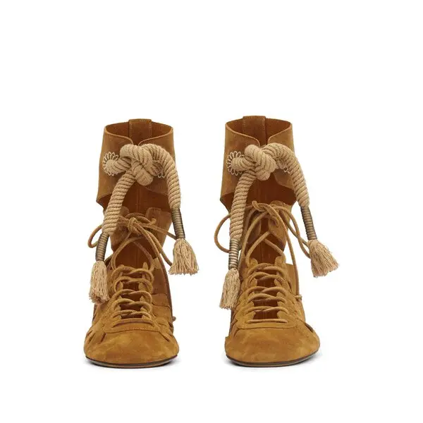 Isabel Marant Étoile Suede Lace-up Boots - Brown