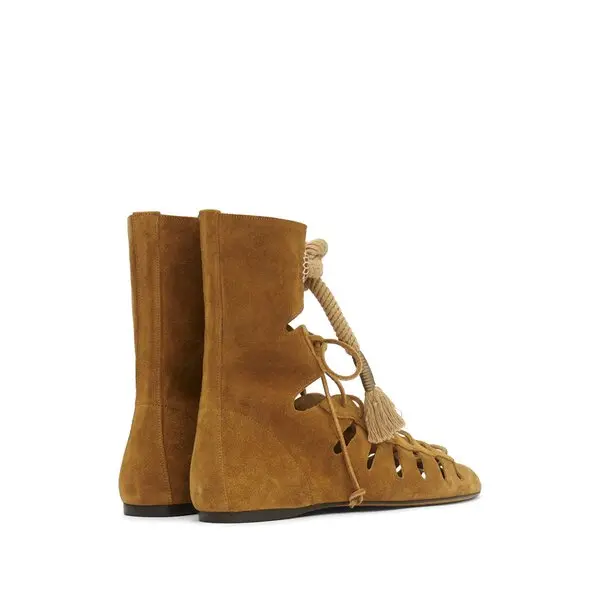 Isabel Marant Étoile Suede Lace-up Boots - Brown