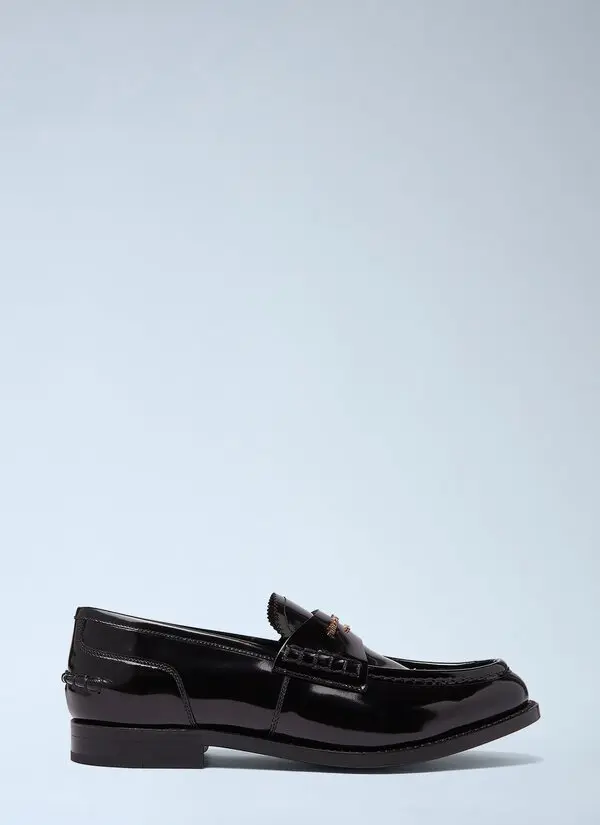 Alexander Wang Logo Slip-on Shoes - Black