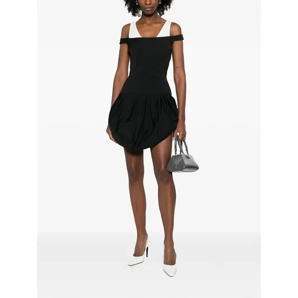 Magda Butrym Off-shoulder Gathered Skirt Dress