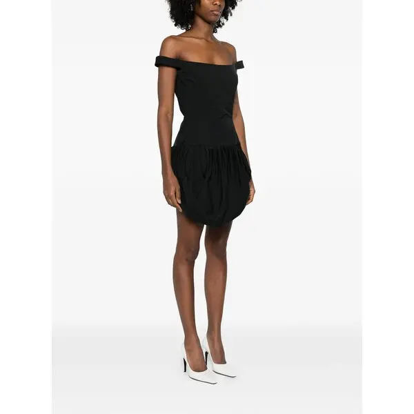 Magda Butrym Off-shoulder Gathered Skirt Dress