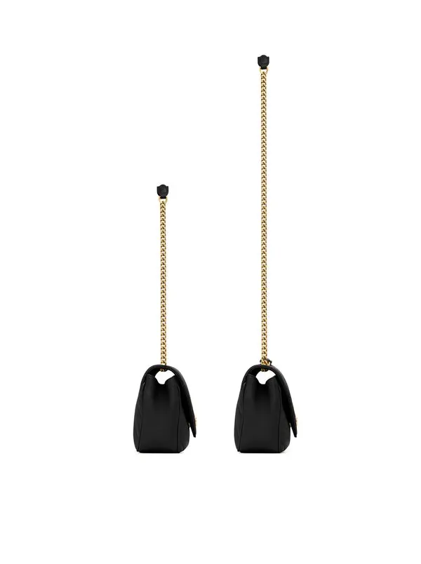 Saint Laurent Loulou Small Leather Bag - Black