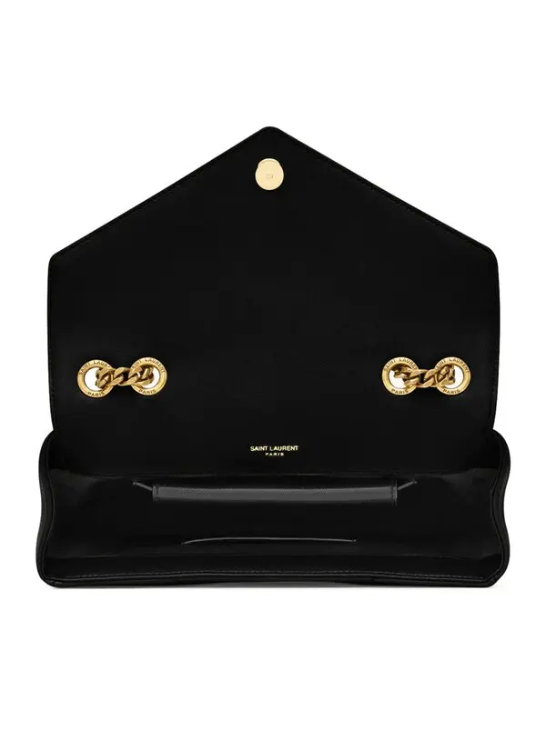 Saint Laurent Loulou Small Leather Bag - Black