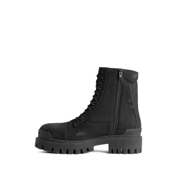 Balenciaga Leather Buckled Clogs
