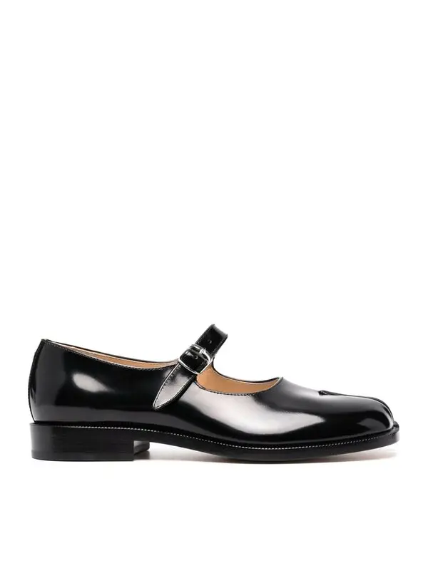 MAISON MARGIELA Tabi Mary Jane Shoes - Black