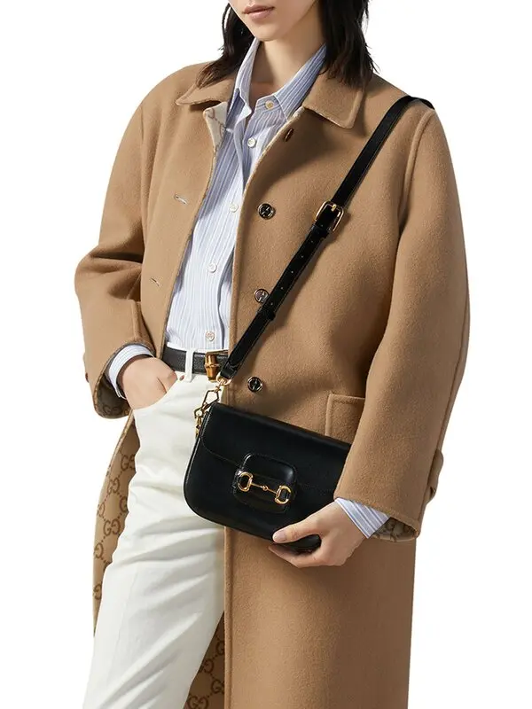 Gucci Horsebit 1955 Mini Shoulder Bag - Black