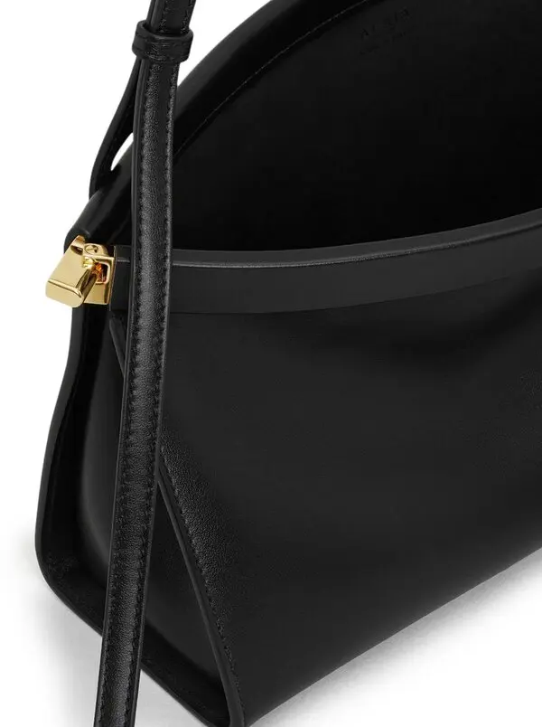 Alaïa Le Click East West Medium Leather Bag - Black
