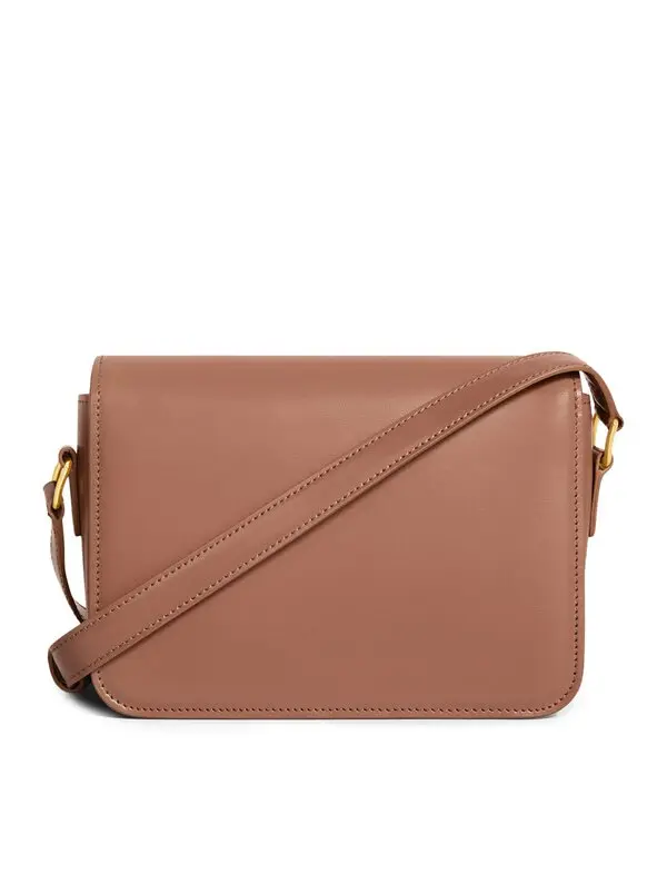 Celine Teen Triomphe Bag In Polished Calfskin - Multicolor