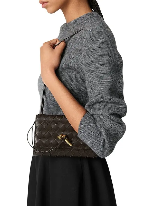 Bottega Veneta Andiamo Intrecciato Nappa Clutch