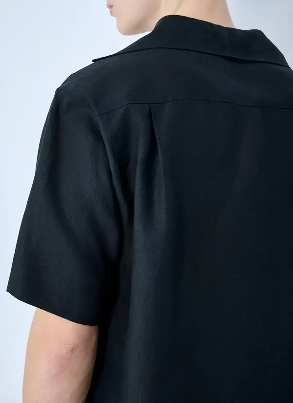 Dolce & Gabbana Linen Polo Shirt
