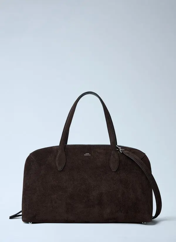 TOTEME Suede Day Tote Bag - Brown