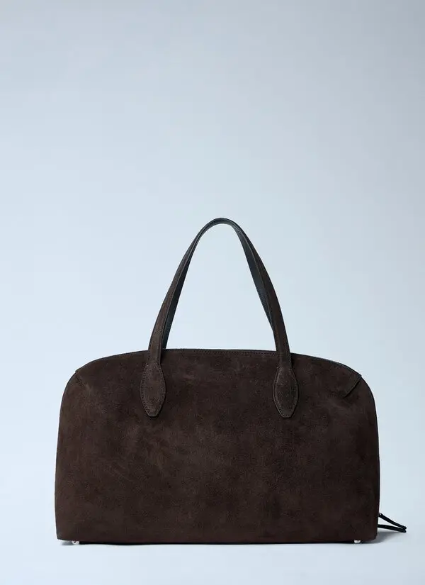 TOTEME Suede Day Tote Bag - Brown