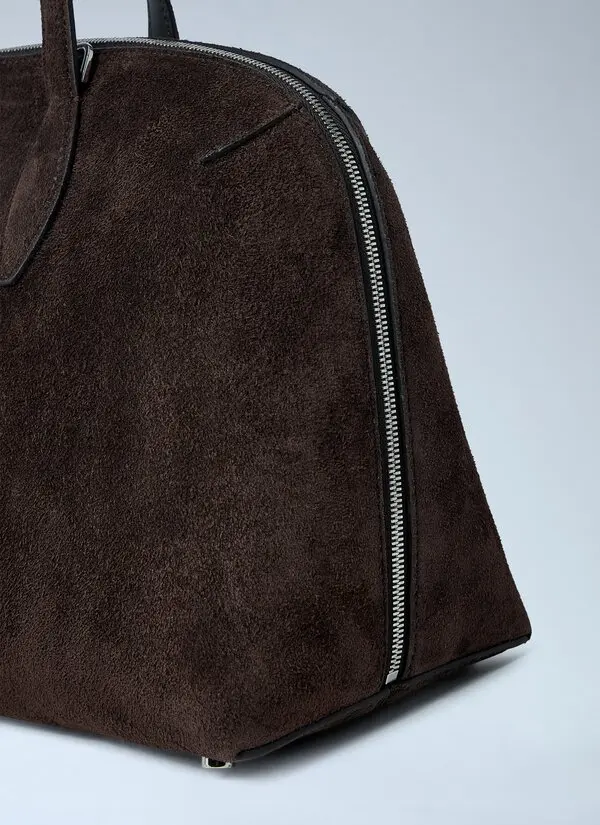 TOTEME Suede Day Tote Bag - Brown