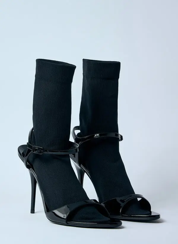 Balenciaga Avenue Sock 110mm Heel Sandals