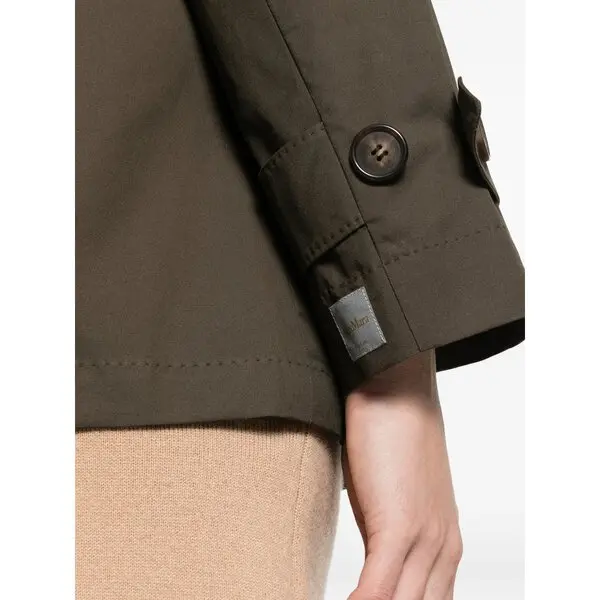 Max Mara Double-breasted Peacoat - Green