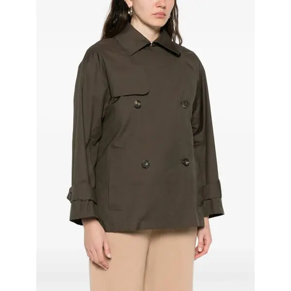 Max Mara Double-breasted Peacoat - Green