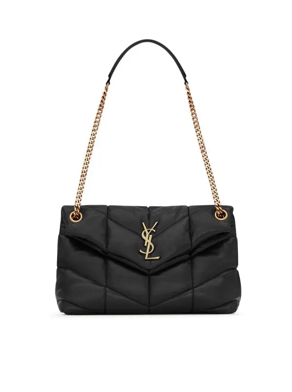 Saint Laurent Small Puffer Bag - Black