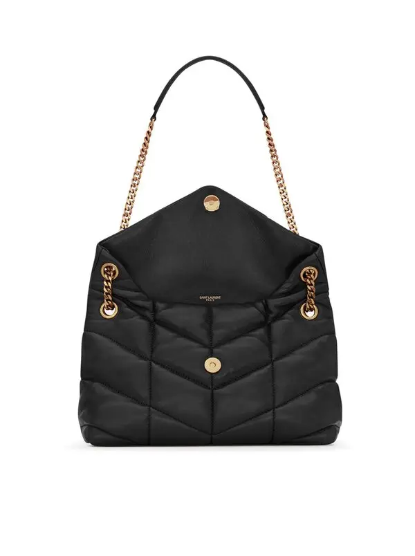 Saint Laurent Small Puffer Bag - Black