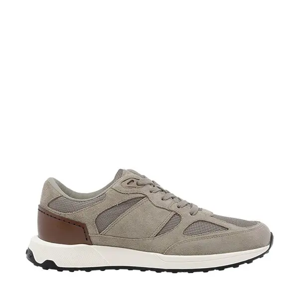 TOD'S Suede Lace-up Sneakers - Gray