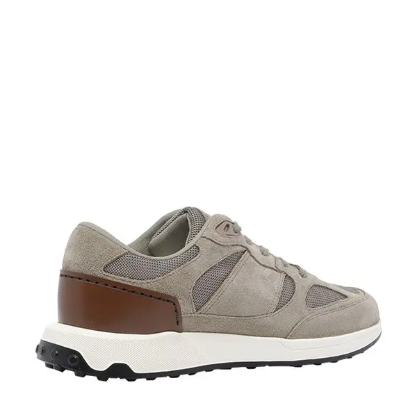 TOD'S Suede Lace-up Sneakers - Gray