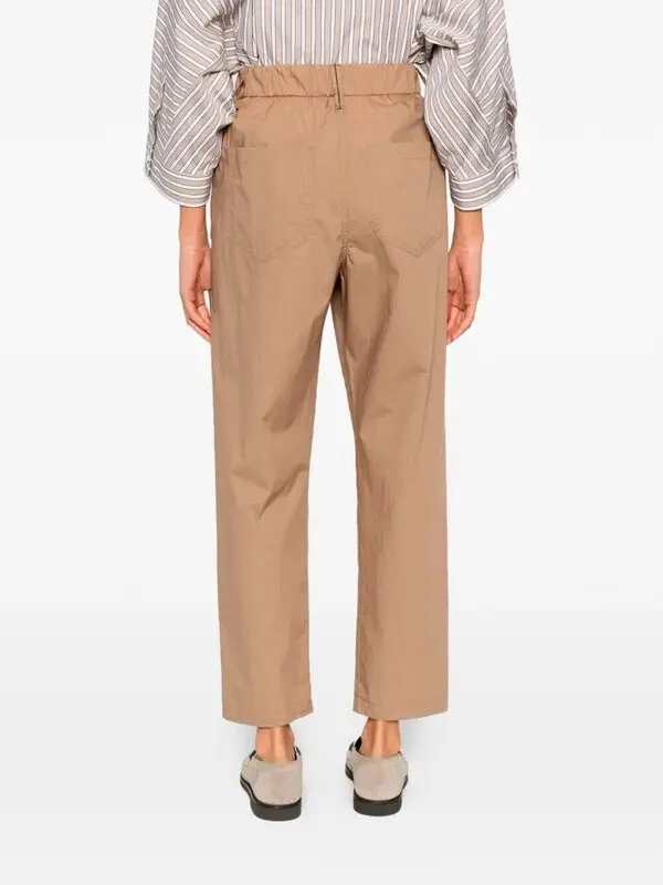 Brunello Cucinelli Cotton Pants Made In Italy - Multicolor