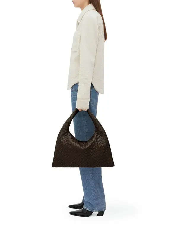 Bottega Veneta Small Intrecciato Leather Hobo Bag - Multicolor
