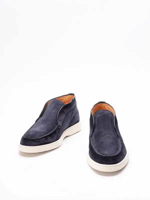 Santoni Suede Ankle Boots - Multicolor