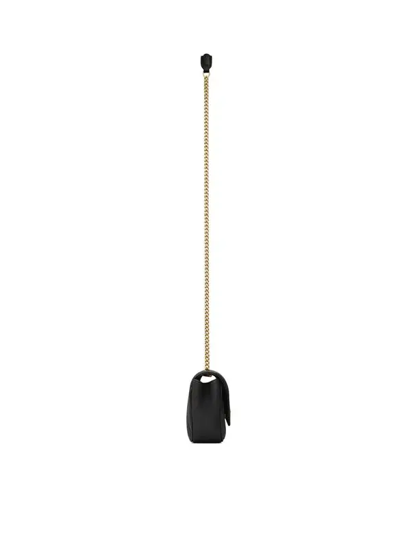 Saint Laurent Loulou Mini Lambskin Bag - Black