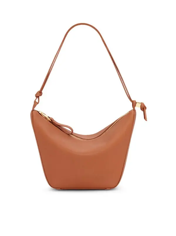Loewe Classic Calfskin Mini Hammock Hobo Bag - Tan