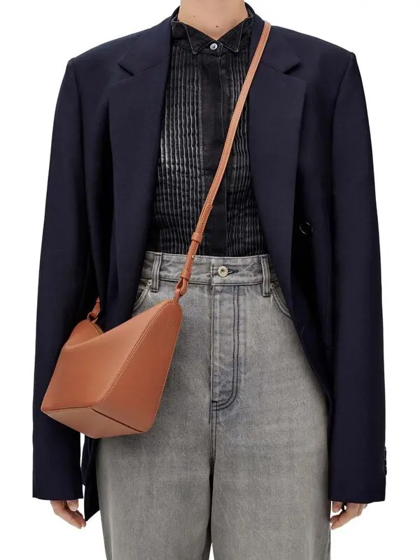 Loewe Classic Calfskin Mini Hammock Hobo Bag - Tan