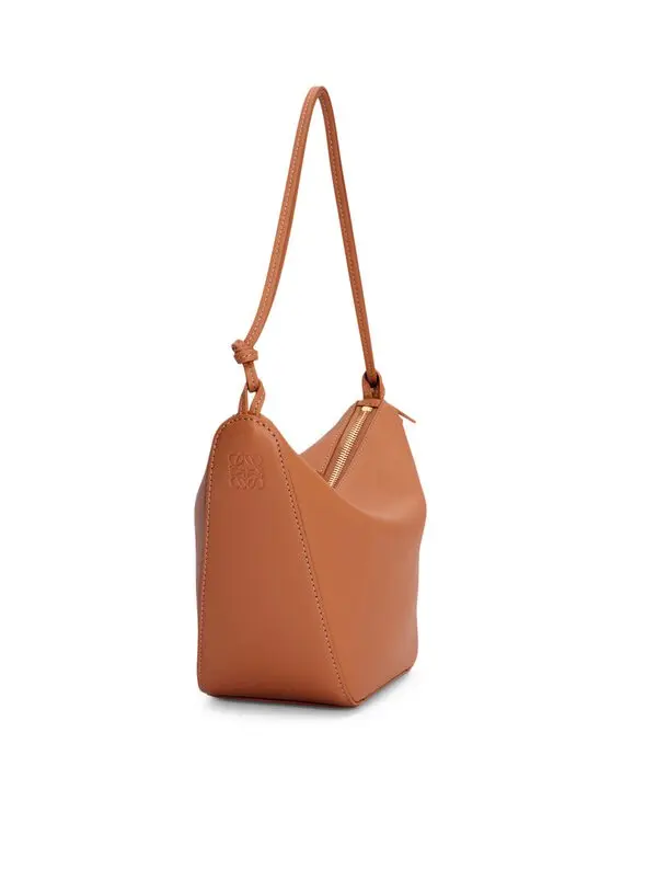 Loewe Classic Calfskin Mini Hammock Hobo Bag - Tan