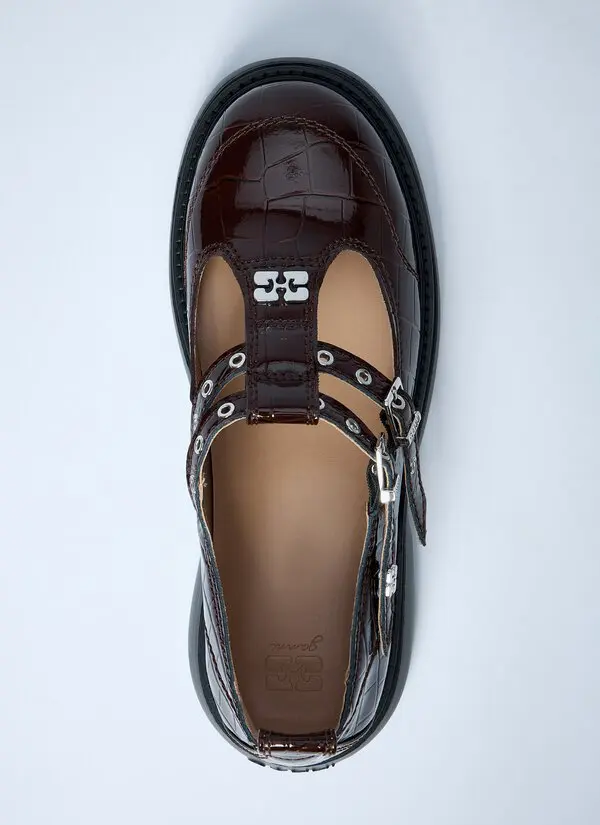 GANNI Butterfly Mary Jane Shoes