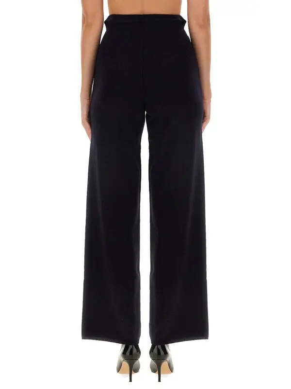 Max Mara Rino Wool And Cashmere Pants - Blue